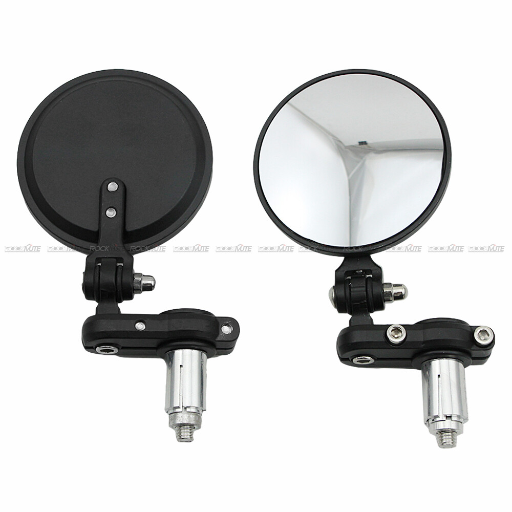 For YAMAHA YZF R1/M/S R6 R7 FZ6R Handle Bar End Rear View Mirror ...