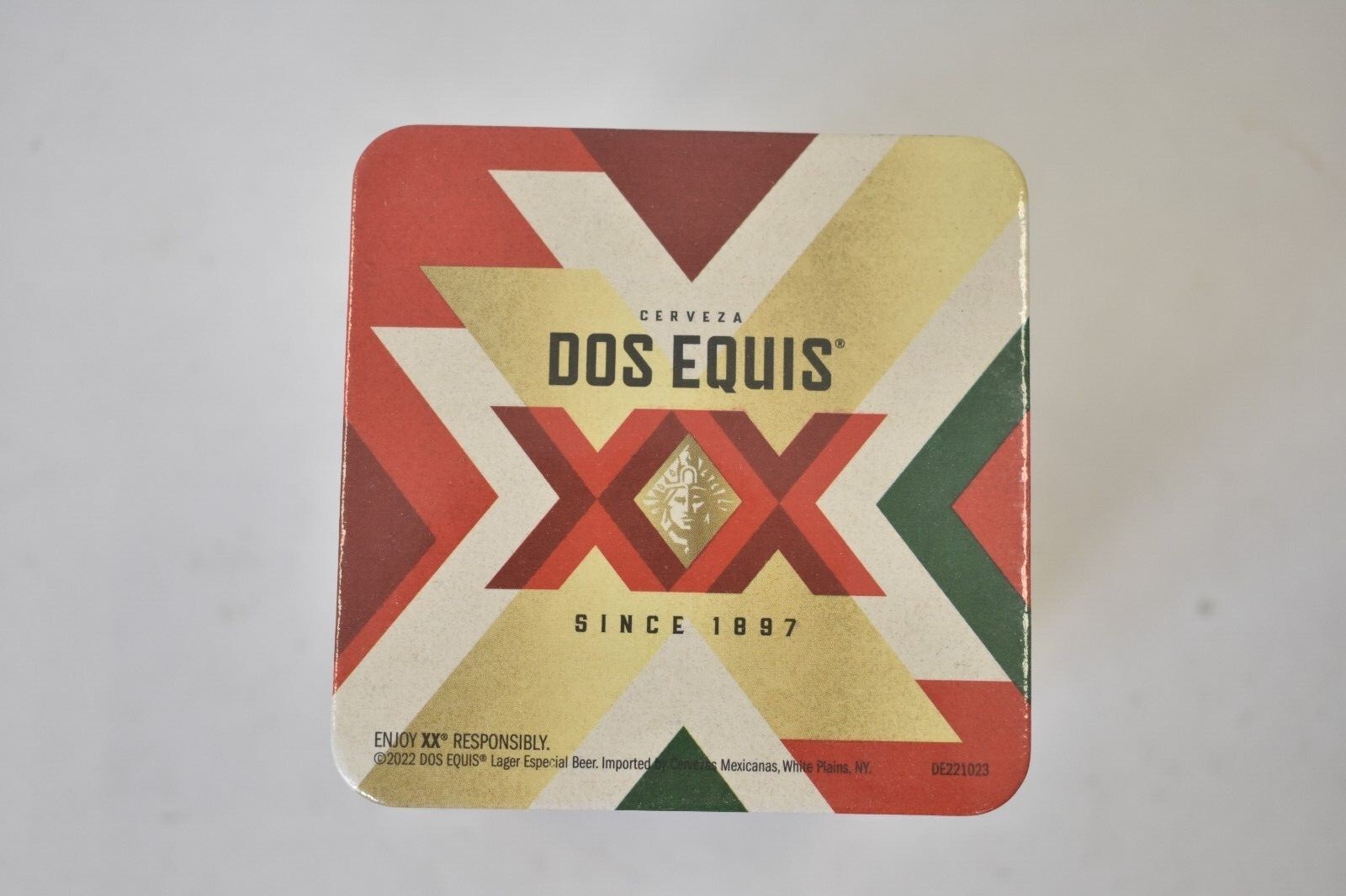 125pk Dos Equis XX Cerveza Beer Cardboard Drink Bar Coasters 4" x 4 ...