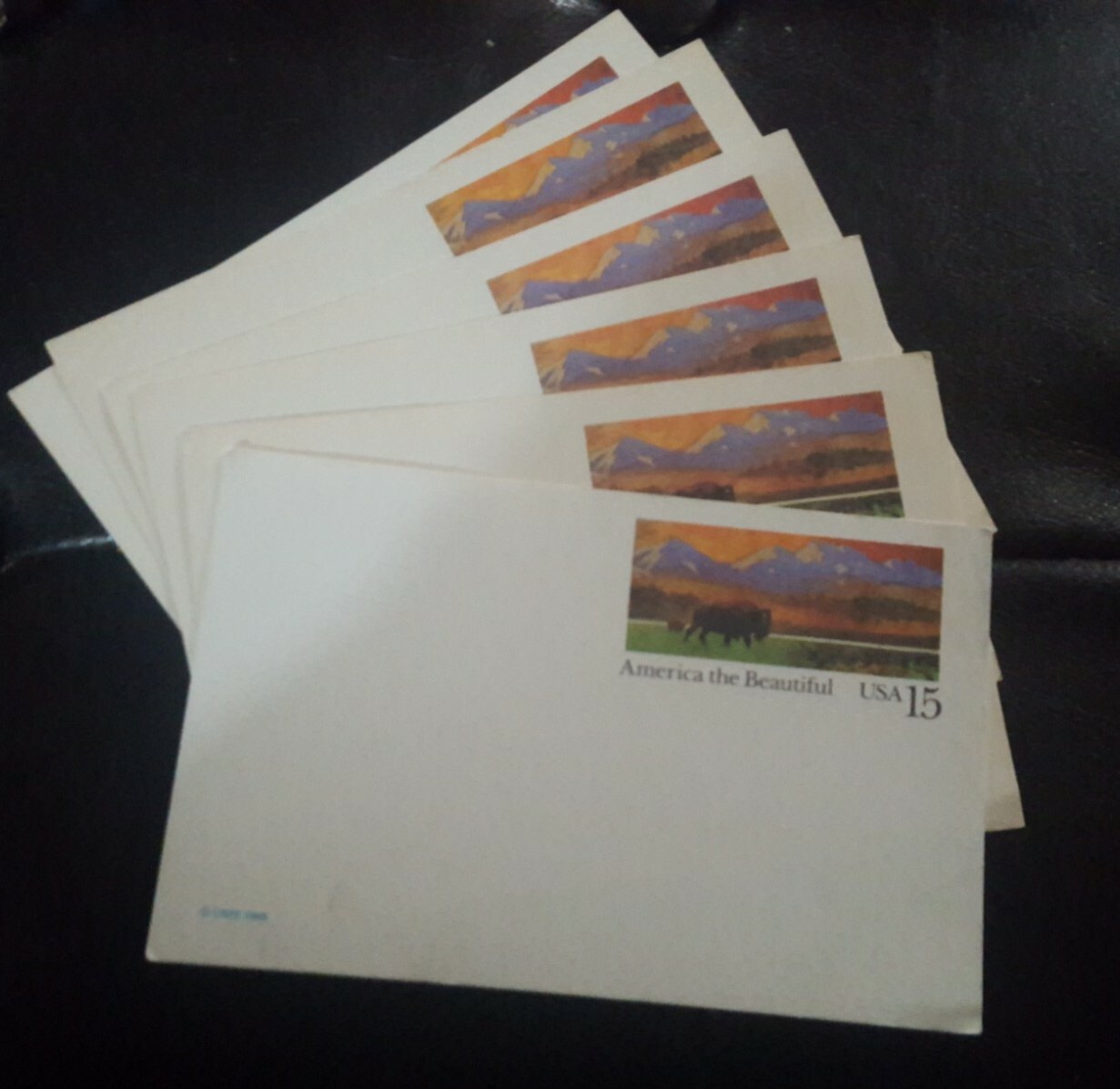 Lot of 6 1988 Unused 15 Cent Postcards America The Beautiful Buffalo ...