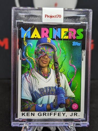2021 Topps Project 70 1986 Ken Griffey Jr. Card 534 by Alex Pardee ...