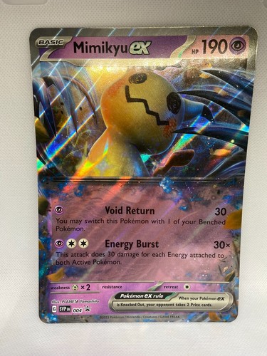 Mimikyu EX - JUMBO CARD Black Star Promo SVP en 004 - MINT - Pokemon | eBay