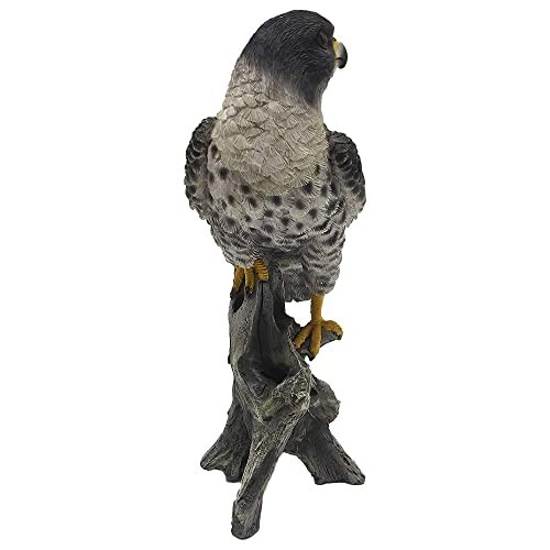 Peregrine Falcon 26cm Resin Statue - Indoor Outdoor Bird Ornament ...