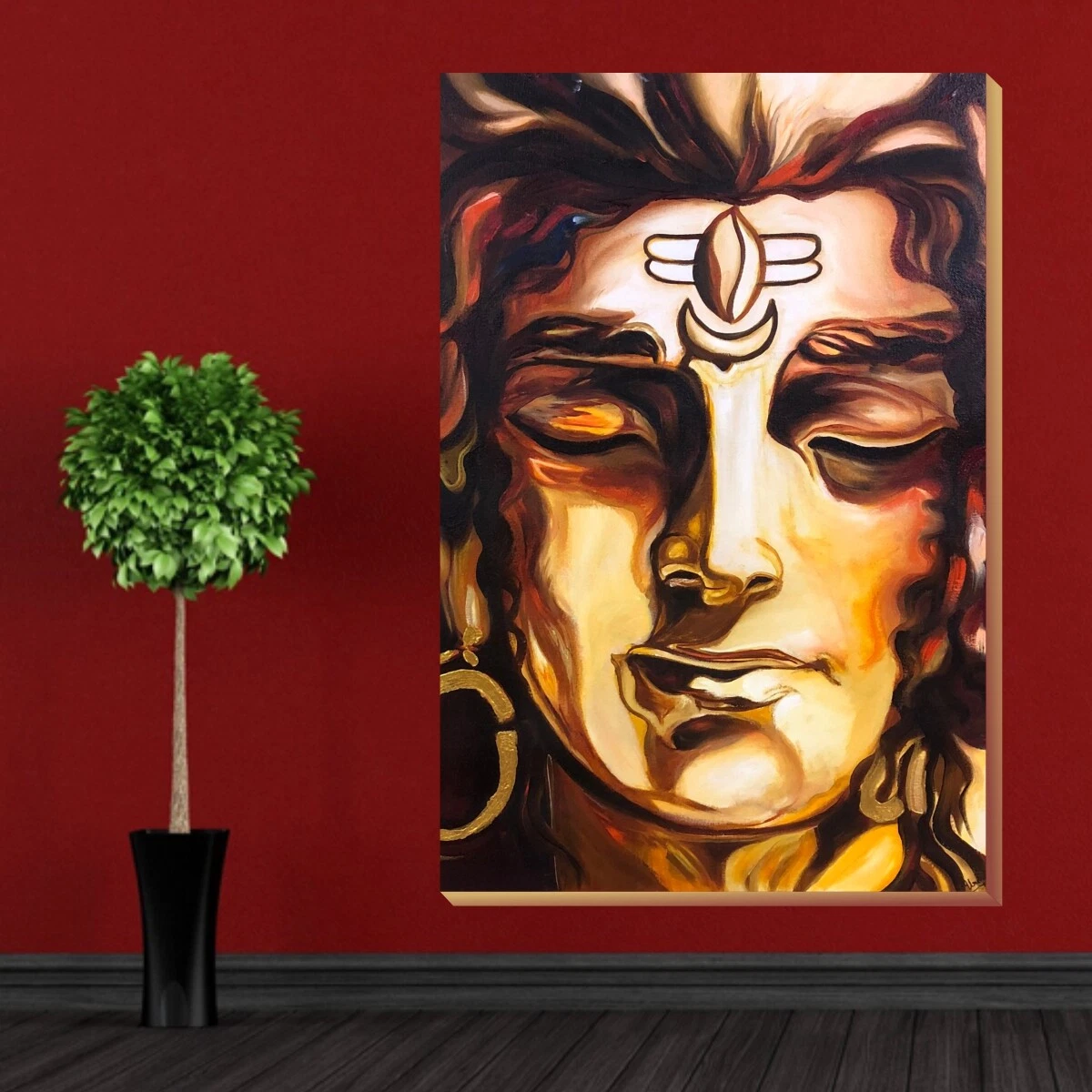 Abstract Lord Shiva Painting