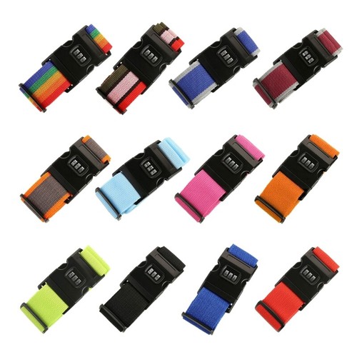 Luggage Strap Practical Packing Strap Combination Lock Suitcase Belt ...
