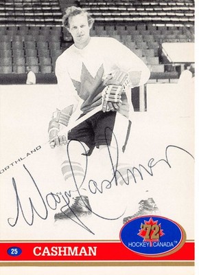 Wayne Cashman autographed Hockey Card (1972 Canada Cup) 1991 Future ...