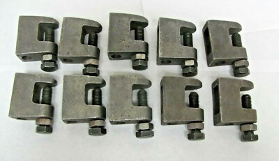 Eaton B-Line B3033-3/4" Plain, DI, Wide Jaw, Top Flg Beam Clamps - Lot ...