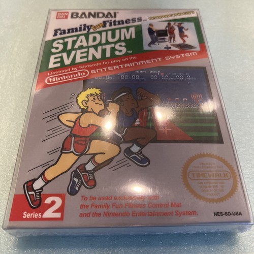 Nintendo NES Stadium Events Brand New Sealed Timewalk Rare 1/150 Family ...