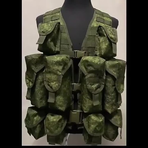 Russian 6SH117 EMR Camouflage Combat Equipment Suit Green Tactical Vest ...