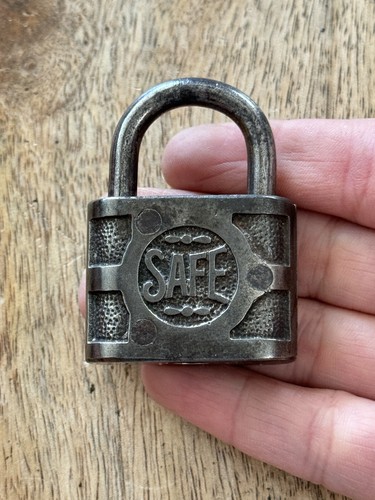 Vintage Old Small Safe Padlock No Key Lock | eBay