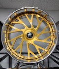 26" Inch GOLD Forgiato Concentrati 5x120 5x127 XL Floating Cap 3pc ...