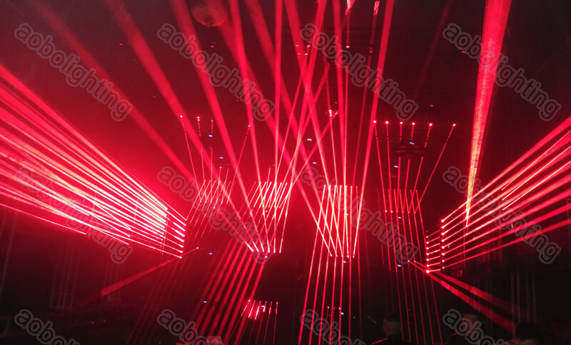 Moving Red Laser Wallpaper