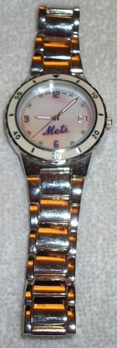 Game Time New York Mets Vip Exclusive Edition Watch w/ Mother of Pearl ...