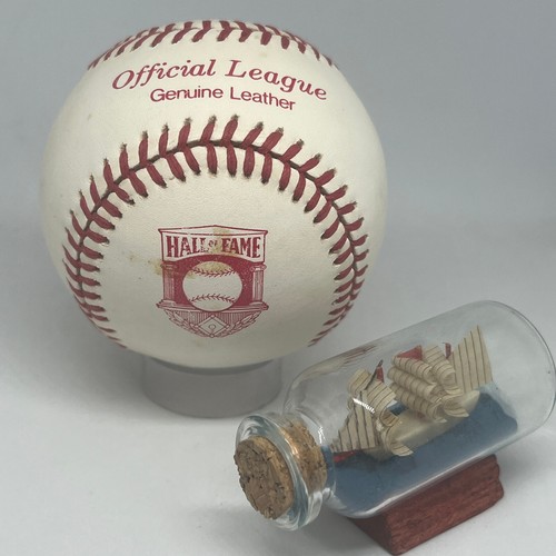 Rawlings Official Vintage Red Hall of Fame Logo Baseball Unsigned HOF ...