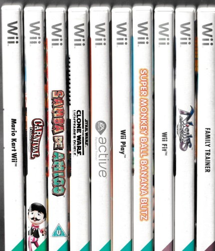 10 x Wii discs - Cases, Discs and Manuals Only | eBay UK