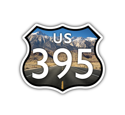 US 395 Highway Road Lone Pine Mt. Whitney Mammoth Bishop 4" Custom ...