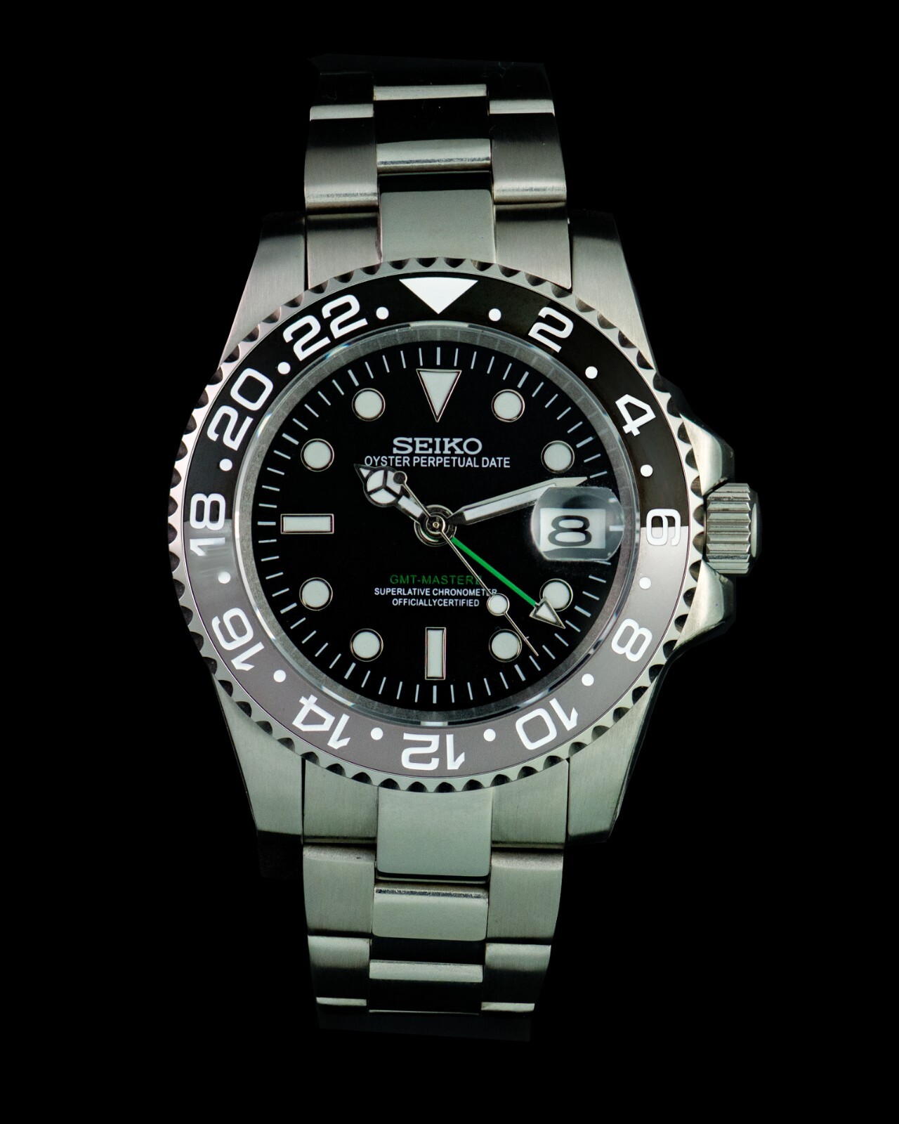 SEIKO GMT Master II Mod Brand New 2025 “Bruce Wayne” Preloved – FLUF