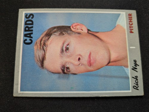 1970 Topps Baseball Card # 139 Rich Nye - St. Louis Cardinals (VG/EX ...