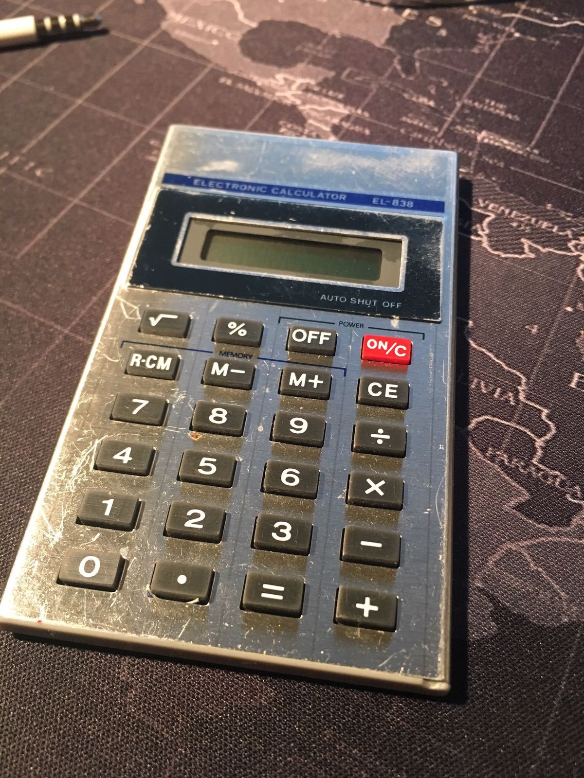 SHARP EL-838 Electronic Calculator - New batteries installed. | eBay