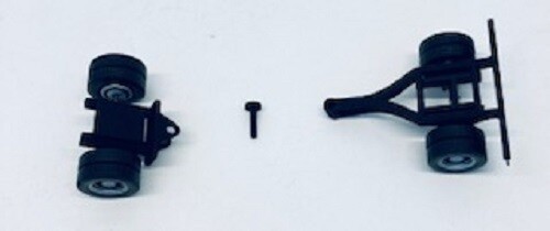 HO 1:87 Promotex # 5521 Lowboy Single Axle Booster W/Integrated rear ...