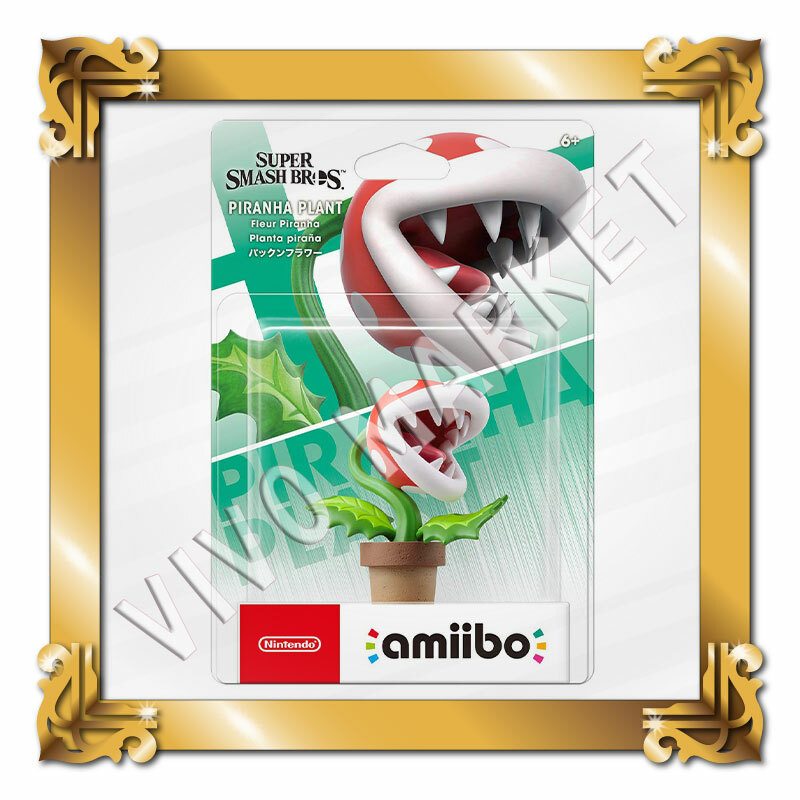 Nintendo amiibo PIRANHA PLANT Pakkun Flower Super Smash Bros JAPAN ...