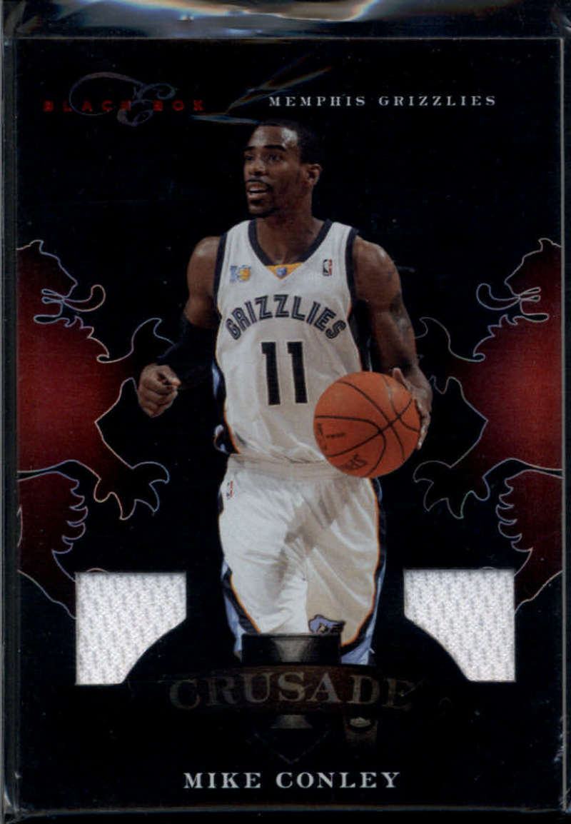 Mike Conley Jersey /99 2010-11 Panini Elite Black Box Crusades ...