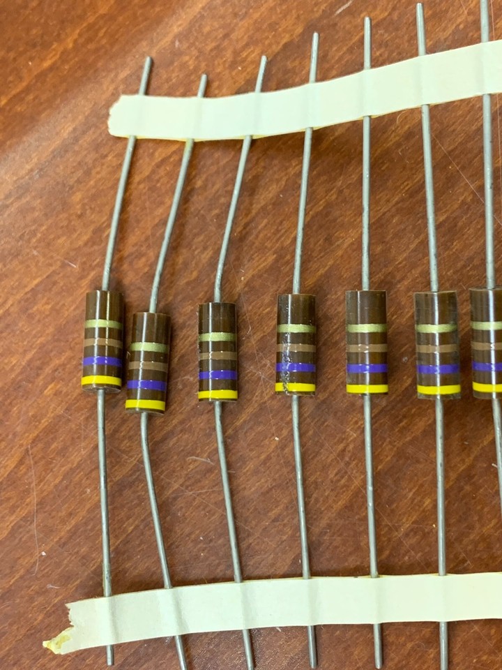 50-PCS Allen-Bradley RC32GF471J 470 Ohm 1W 5% Carbon-Comp Resistor NEW ...