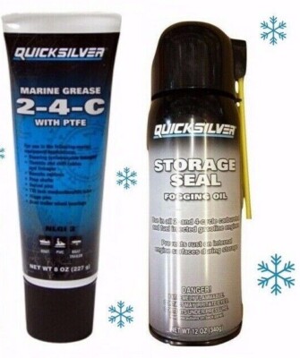 Outboard Fogging Oil & 2-4-C Marine Grease for Winterising Winter ...