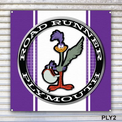 Plymouth Road Runner Banner Sign Wall Art | eBay