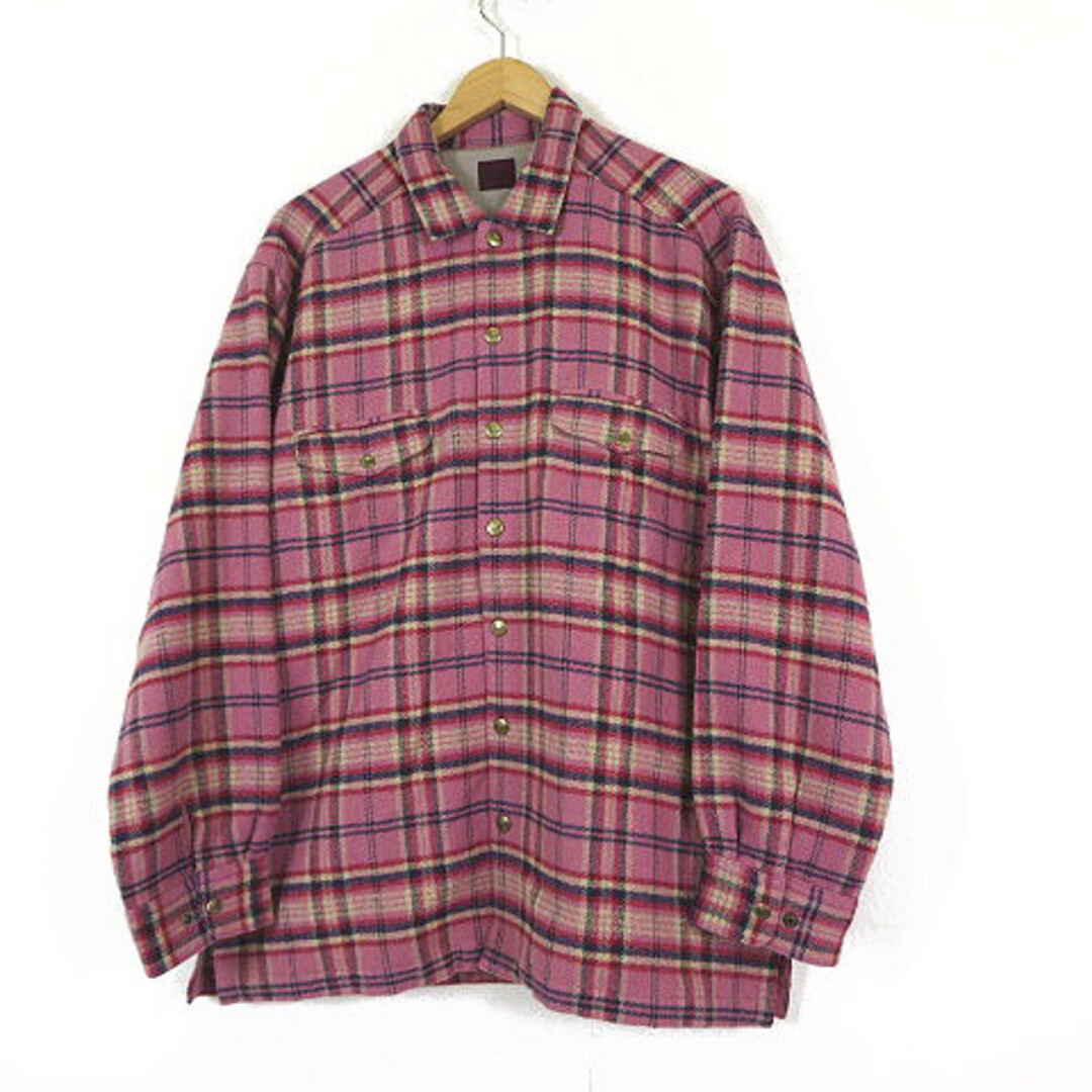 Papas Shirt Jacket Check Heavyweight Oversized Logo B… - Gem