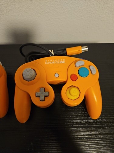 Spice Orange GameCube Controller OEM Lot Of 2 TESTED AND WORKING. | eBay