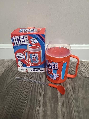 Icee Slushie Making Cup w/ Straw & Original Box - Make Slushies - EX ...