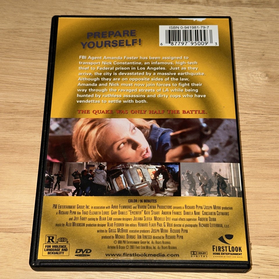 Epicenter (DVD, 2002) Gary Daniels Traci Lords Jeff Fahey | eBay