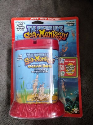 Amazing Live Sea Monkey's Ocean Zoo - Red - Brand New Ages 6+ Just Add ...