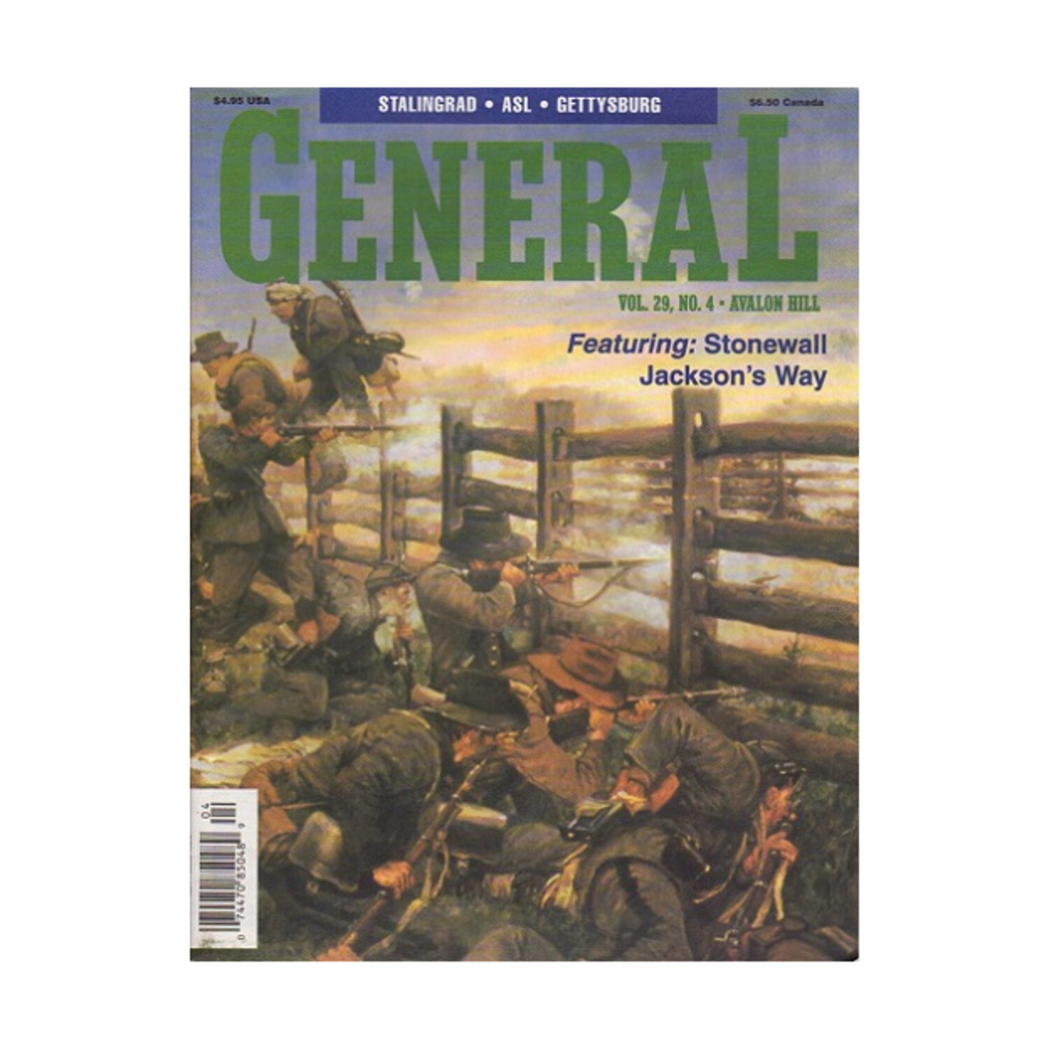 Avalon Hil General Mag Vol. 29, #4 "Stonewall Jackson's Way, Gettysburg ...