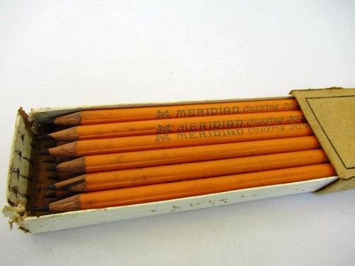 Vintage Pencil Meridian Finest Copying Pencils Made In Germany 1 Dozen ...