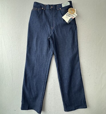 VINTAGE Levis Jeans Womens 34 Dark Wash Denim Blue Deadstock 80s 1983 ...