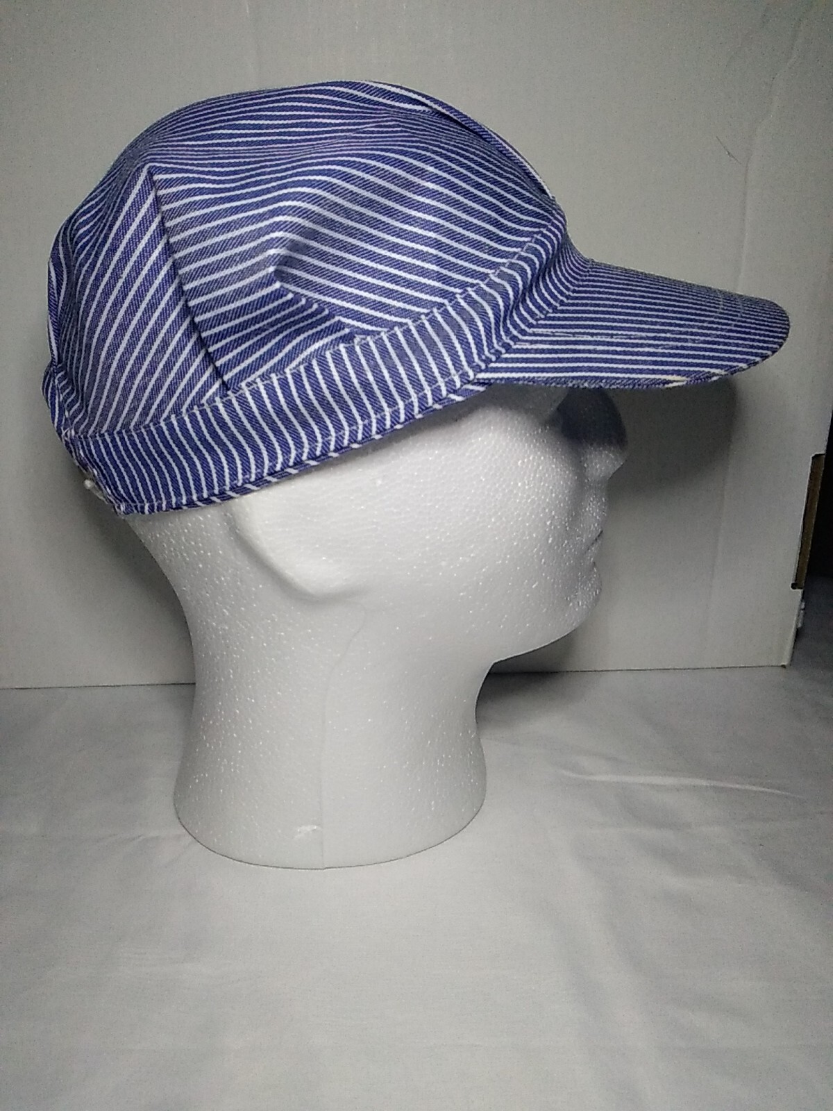 Adults Adjustable Blue and White Striped Railroad Engineer Train ...