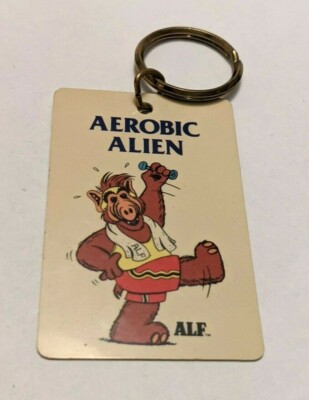 Vintage Keychain (K) Vintage 1987 ALF Keychain “ AEROBIC ALIEN “ By ...