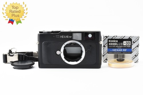 Read! [NEAR MINT w/Strap] Konica HEXAR RF Black Rangefinder Film Camera JAPAN | eBay