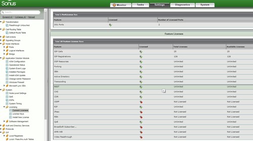 Sonus SBC 2000 UX2000 2xE1 ASM Forking SIP Session Border Controller ...
