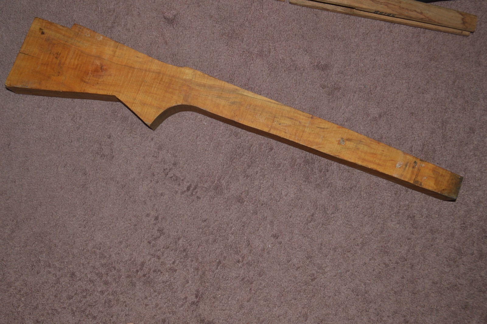 UNFINISHED MAPLE RIFLE WOOD STOCK 33 3/4"L X 2 1/2" T | eBay