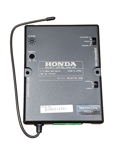 GENUINE OEM HONDA Alarm System 08E51-S84-7M0-02 | eBay Australia