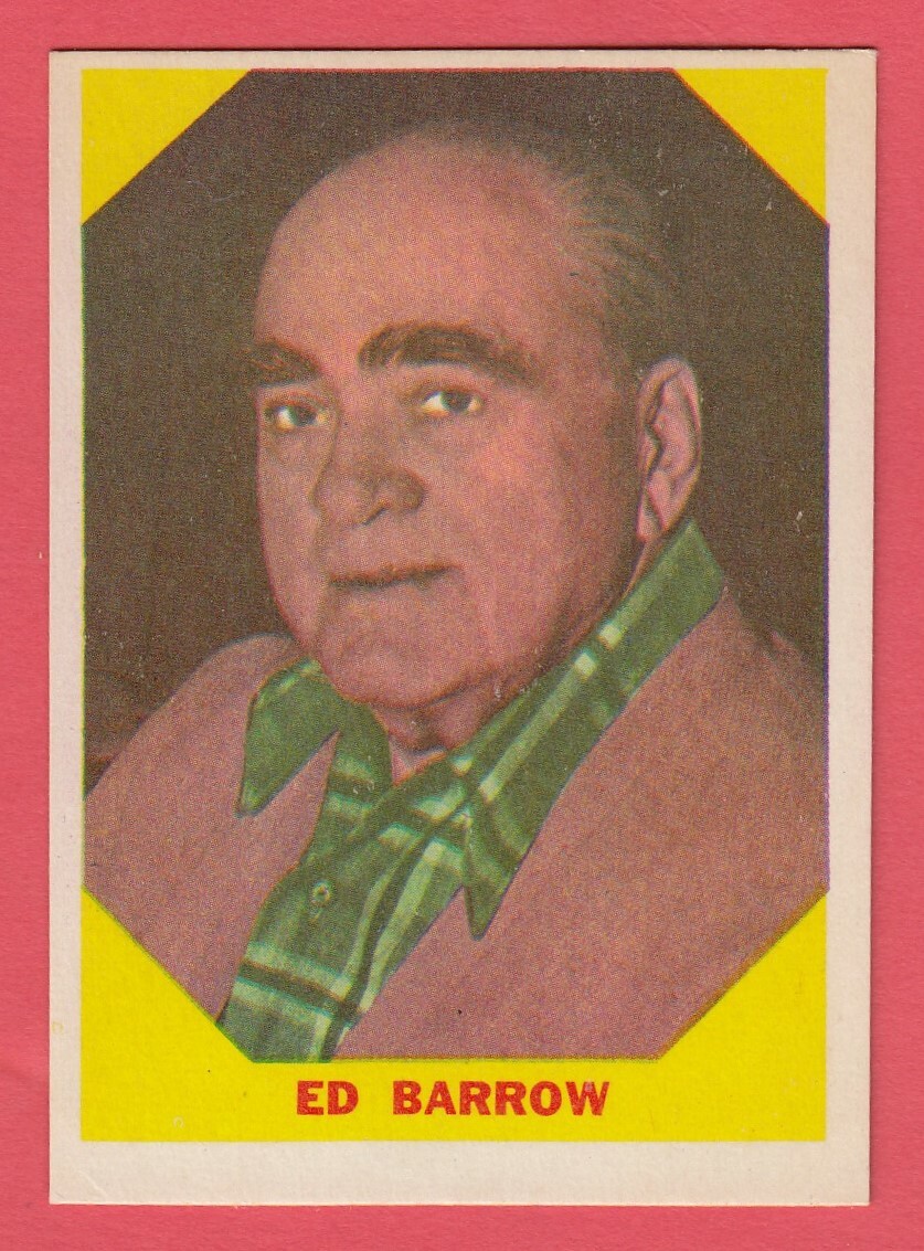 1960 Fleer # 23 Ed Barrow -- Yankees -- Box 732-389 | eBay