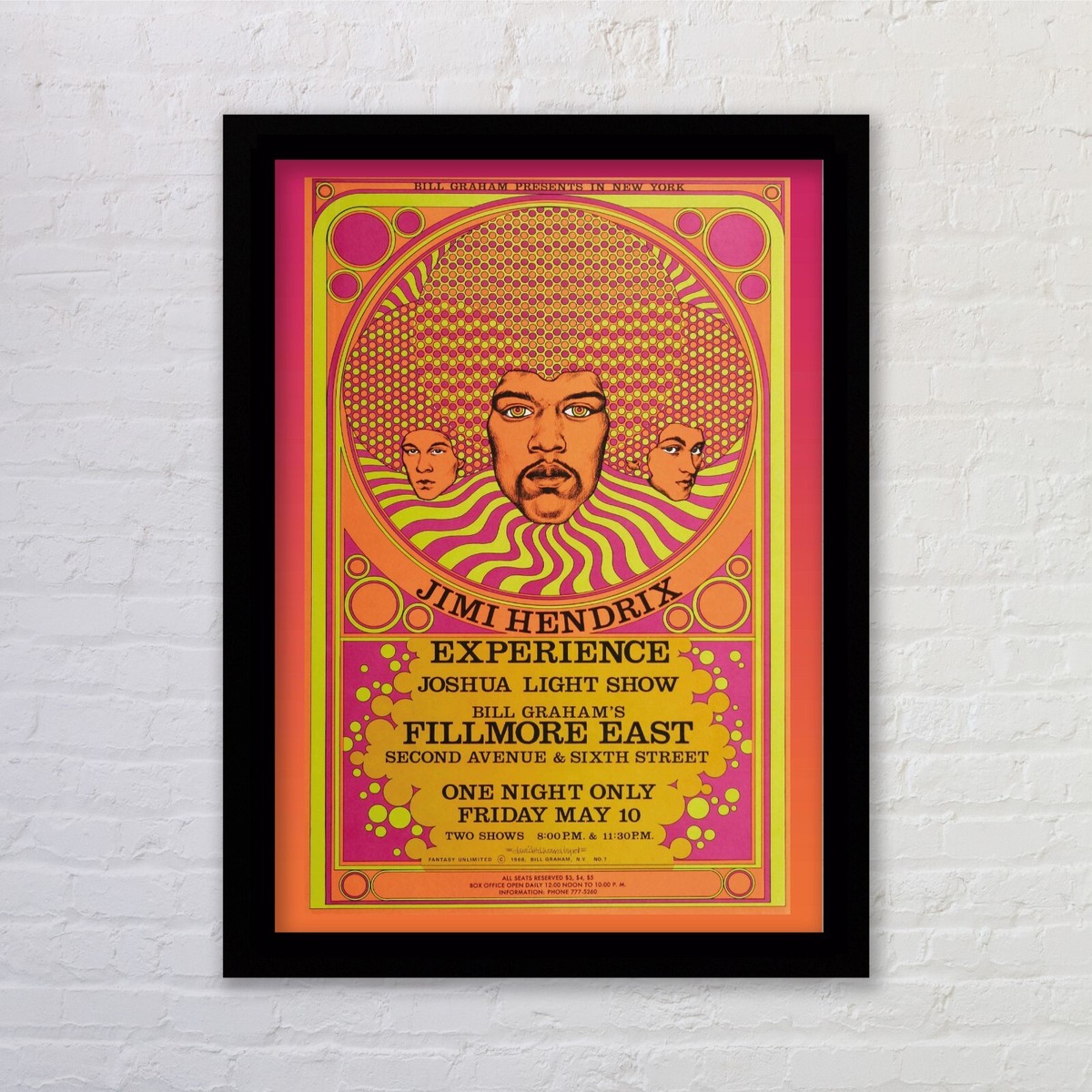 Jimi Hendrix Fillmore East Poster Jimi Hendrix Fillmore East Poster