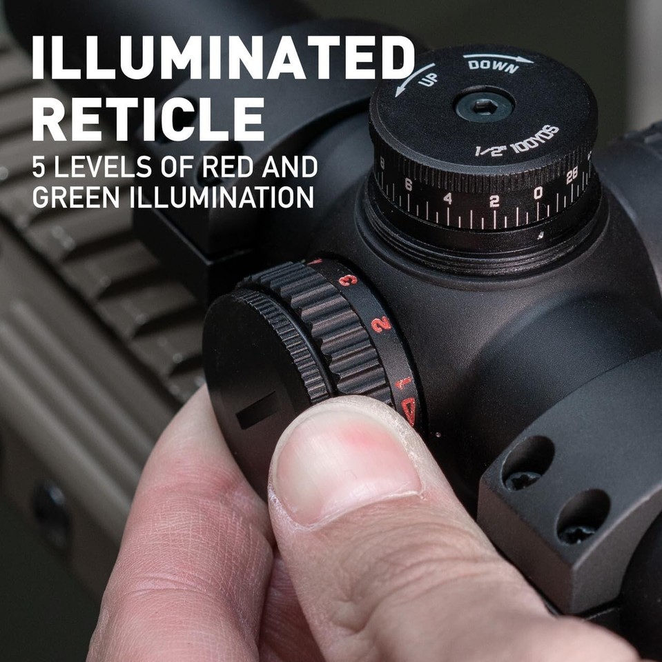 Monstrum Banshee 2-10x30 MPVO Rifle Scope w/ Offset Mount Black MX1 Box ...