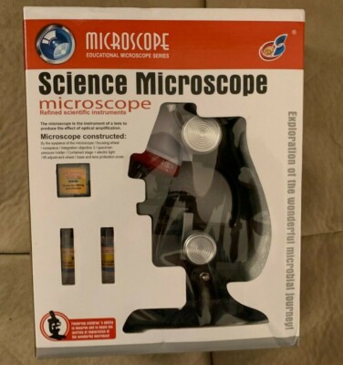 Science Microscope Educational Microscope Series NEW With Microscope ...