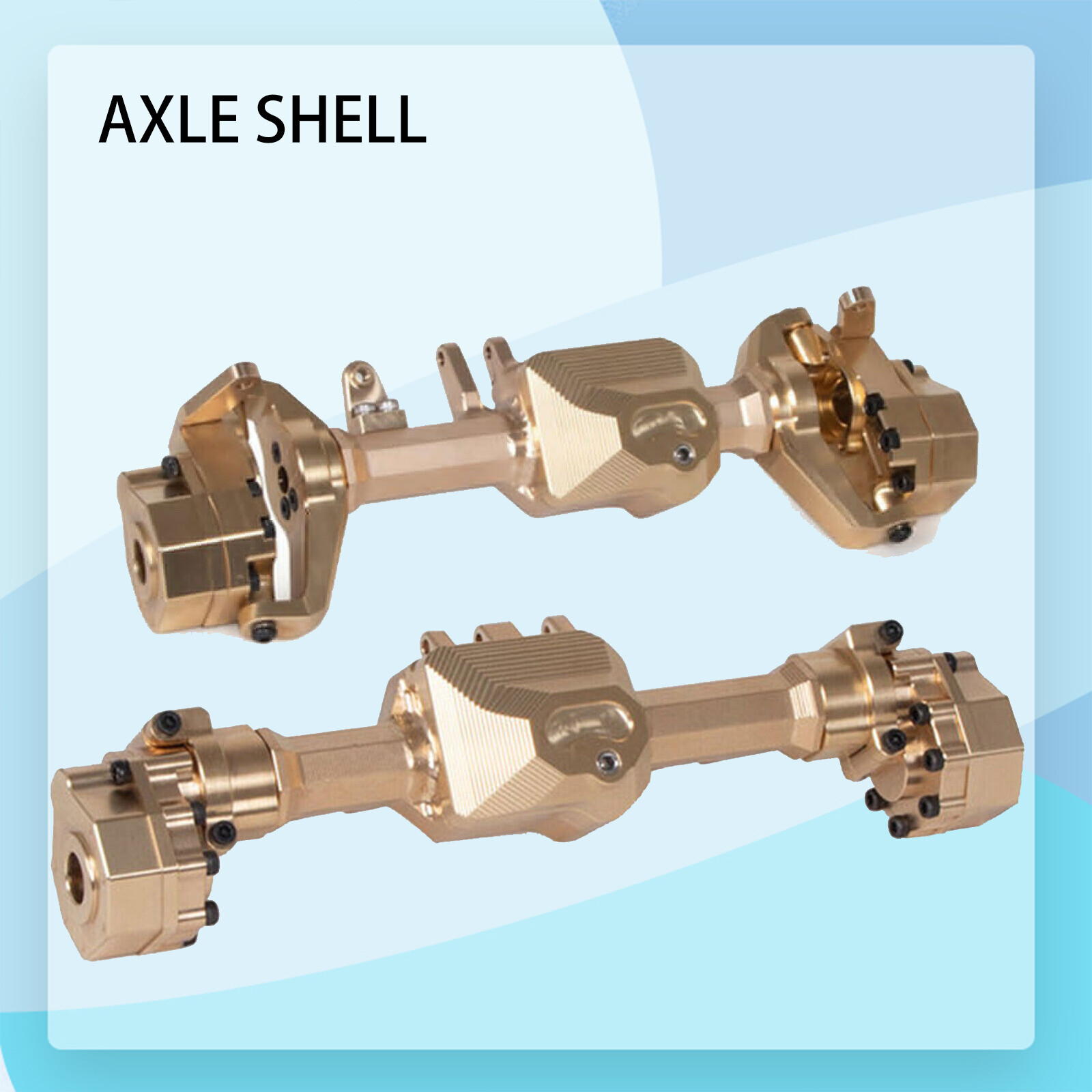 Brass Counterweight Front /Rear Axle Shell For 1/10 Traxxas TRX4 TRX6 ...