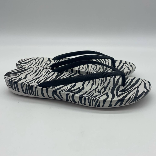 Fitflop Zebra Striped Thong Flip Flop Sandals | eBay