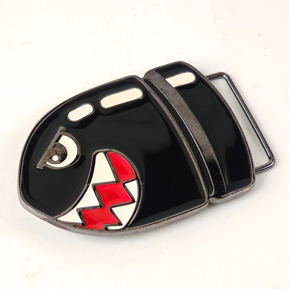 Nintendo Angry Bullet Bill Teeth Belt Buckle 2009 Sup… - Gem