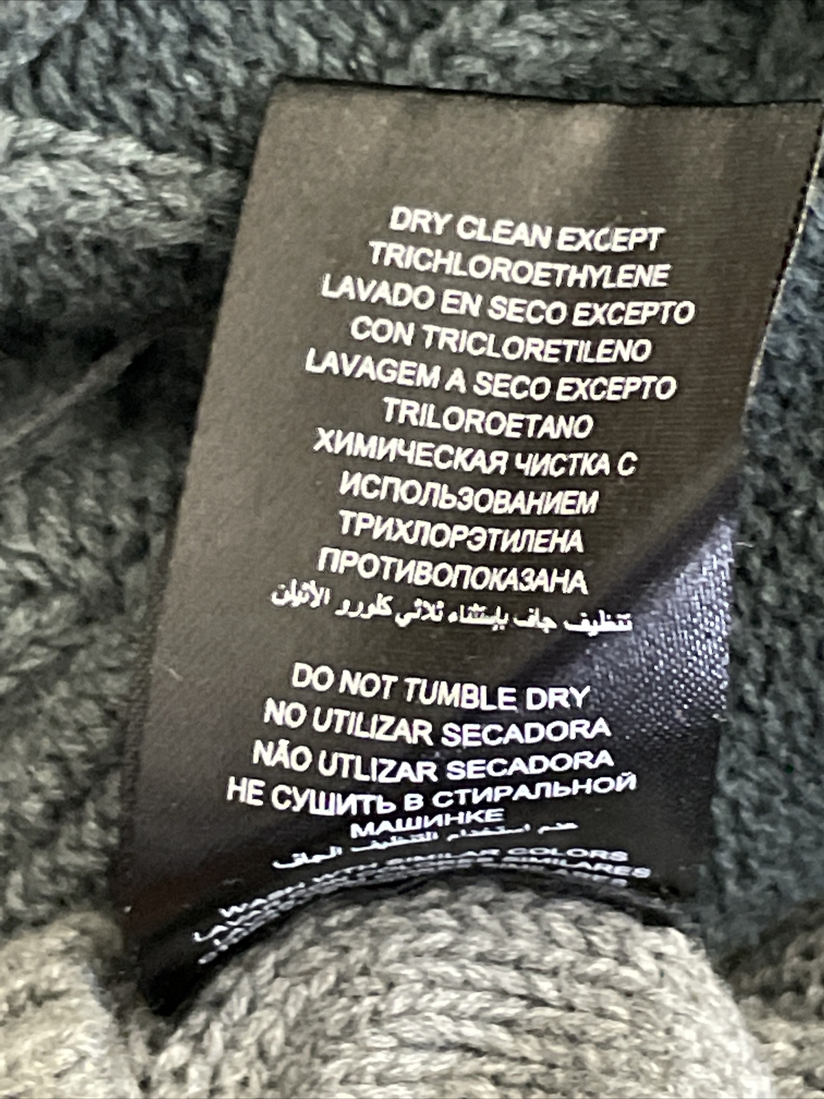 NEW Paul Rizk Men's Pullover Dip Dye Blue Long Sleeve 100% Cotton ...